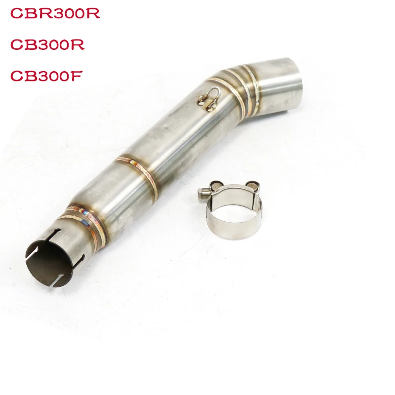 Motorcycle Exhaust Mid Link Pipe Stainless Steel 50.8 mm Elbow Slip On ...