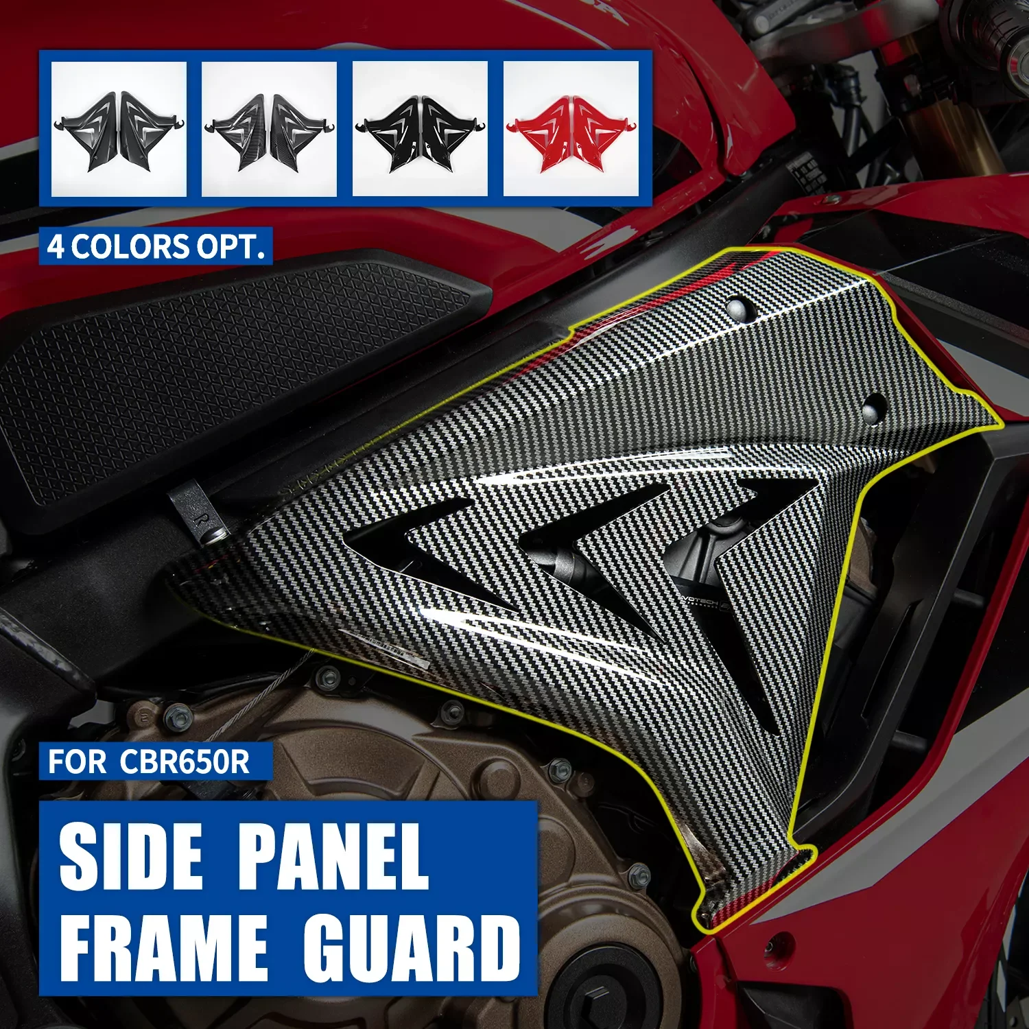 Motorcycle-Accessories-CBR650R-Seat-Side-Cover-Panel-Rear-Tail-Cowl ...