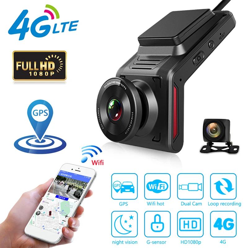 Phisung K18 Car Dvr Dash Cam With Rearview Camera Rearview Mirror ...