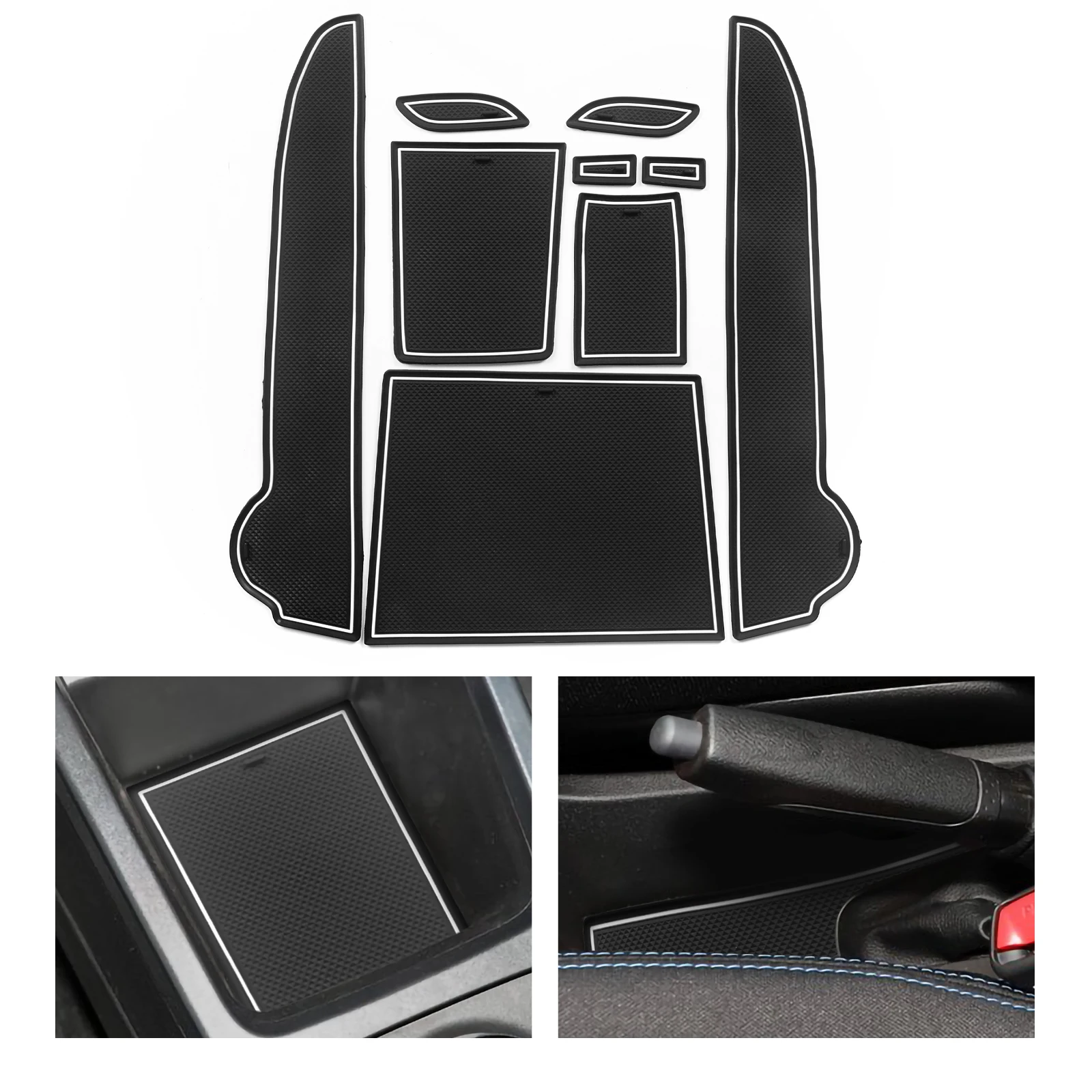 Anti Slip Gate Slot Mat for Dacia Spring 2021 2022 2023 Interior ...