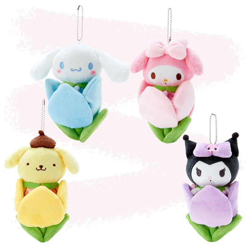 Dog Plushie Doll Keychain | Kuromi Tulips | Toy Pendant | Movies Tv ...