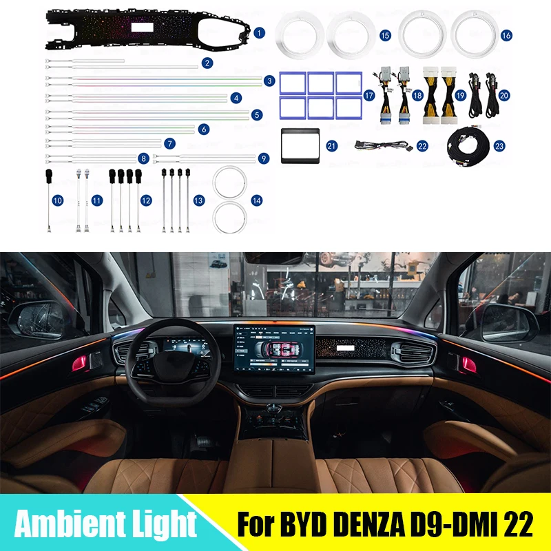 LED-Ambient-Light-For-BYD-DENZA-D9-DMI-2022-Interior-Lighting-LED ...