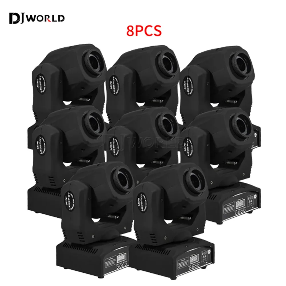 8PCS-60W-LED-Gobo-Moving-Head-Light-Spot-Pattern-Manual-Focus-DMX ...