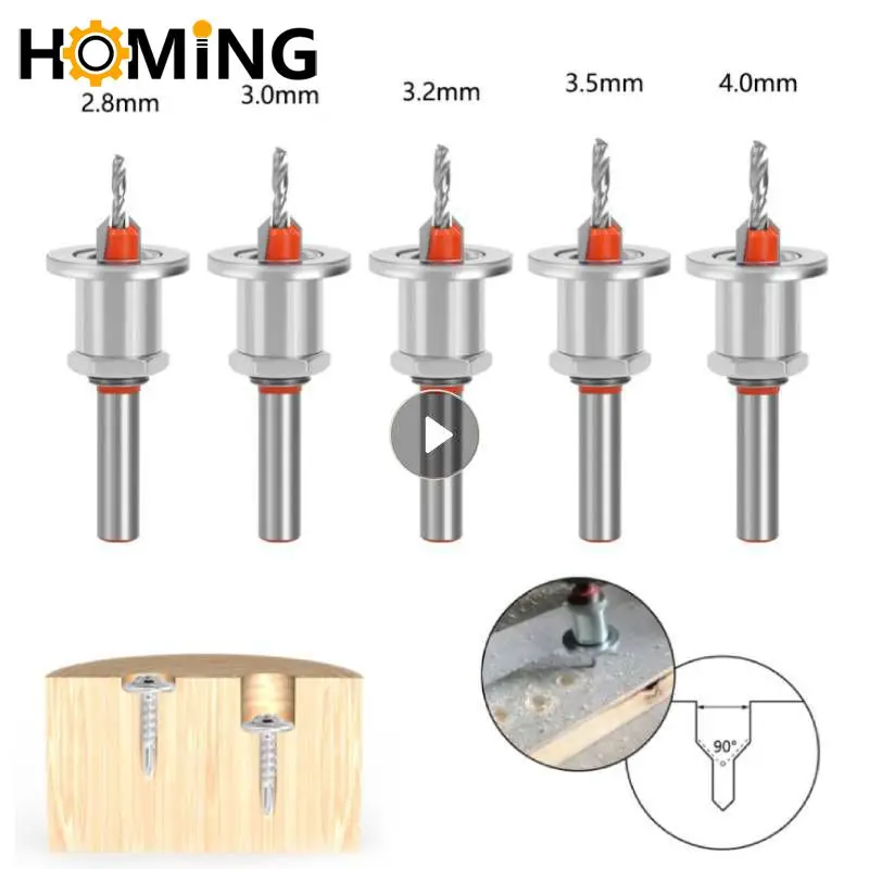 8mm-Shank-HSS-Countersink-Woodworking-Router-Bit-Milling-Cutter-Screw ...