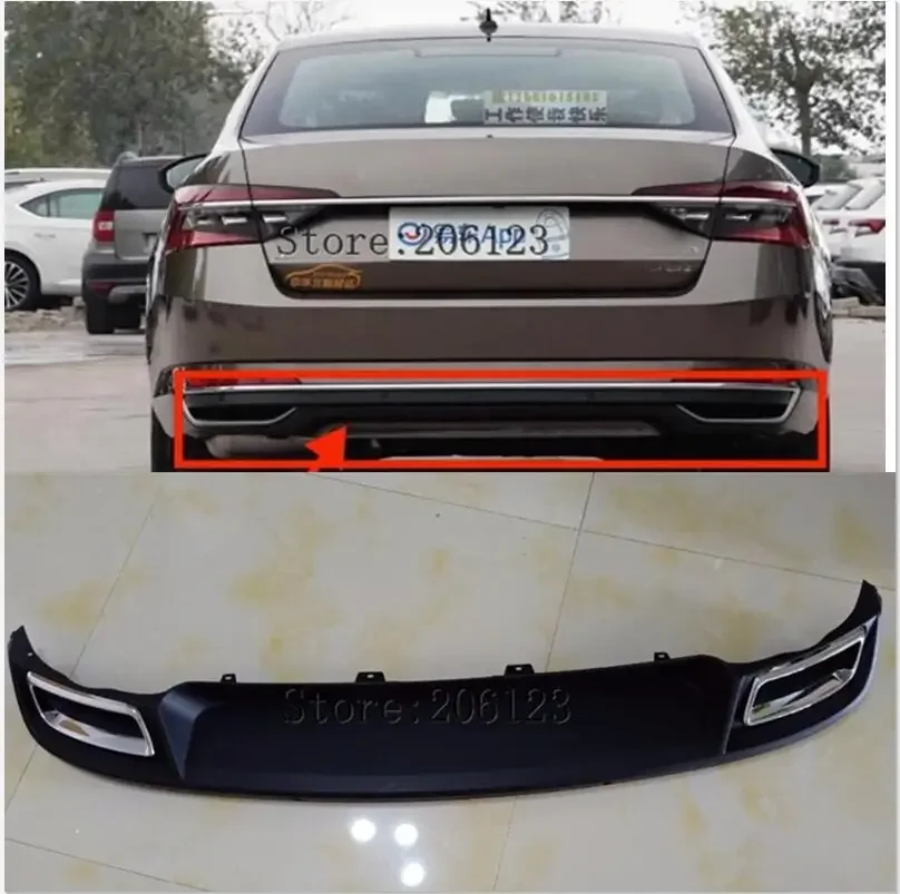 High-Quality-Black-PP-Rear-Bumper-Diffuser-Auto-Car-rear-lip-without ...