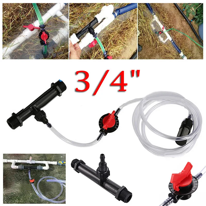 3-4-Inch-Automatic-Venturi-Fertilizer-Injectors-Kits-Venturi-Tube-Water ...