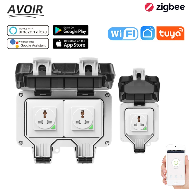 Avoir-Tuya-Zigbee-Outdoor-Waterproof-Power-Socket-IP66-Smart-Dual-Usb ...