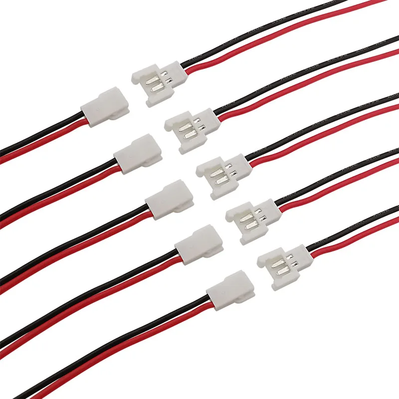 5-10Pair-MX-2-0mm-Pitch-2-Pin-Plug-Male-Female-Jack-Wire-Cable ...