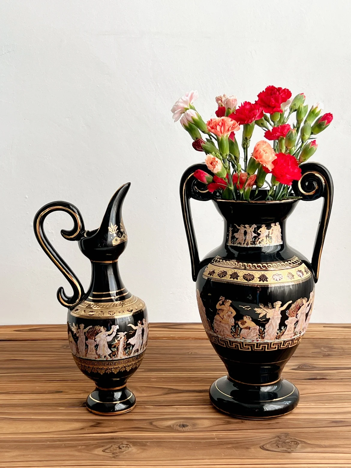 Greek-Mythology-Vase-Handmade-24K-Gold-Painted-Ancient-Greek-Double-Ear ...
