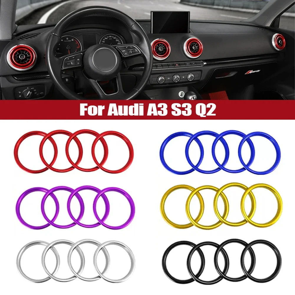 4X-Car-Air-Condition-Air-Vent-Outlet-Ring-Cover-Trim-Decoration-Sticker ...