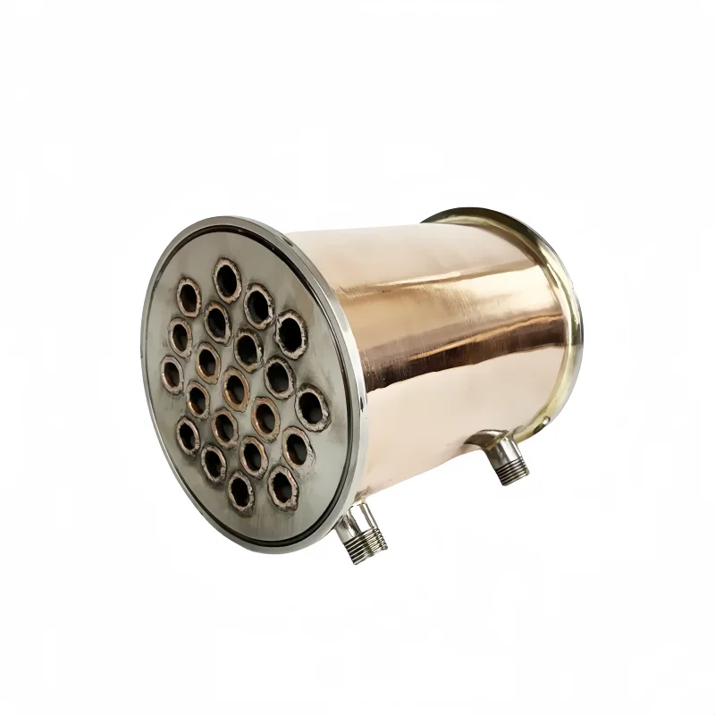 6" OD167mm Copper Dephlegmator With 1/2" Male Thread , Lenght 200mm,21 ...