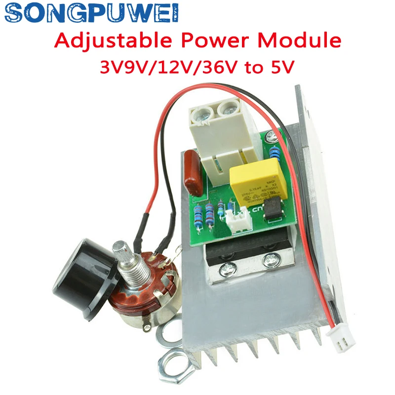 AC Motor Speed Controller 10000W 220V SCR Electric Voltage Regulator ...