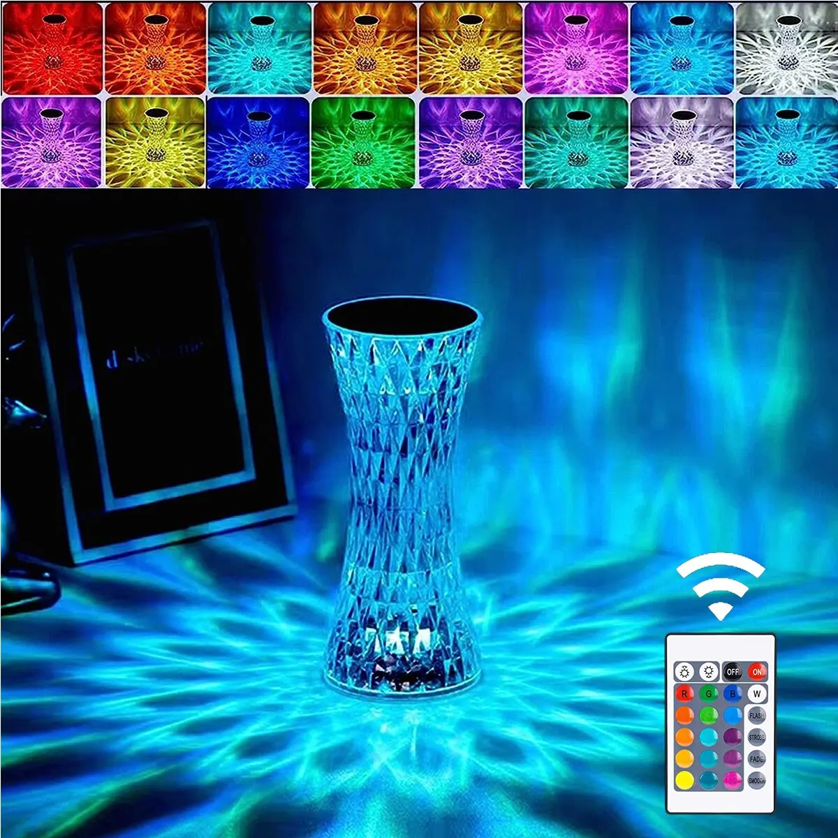 Kristall Lampe Tisch