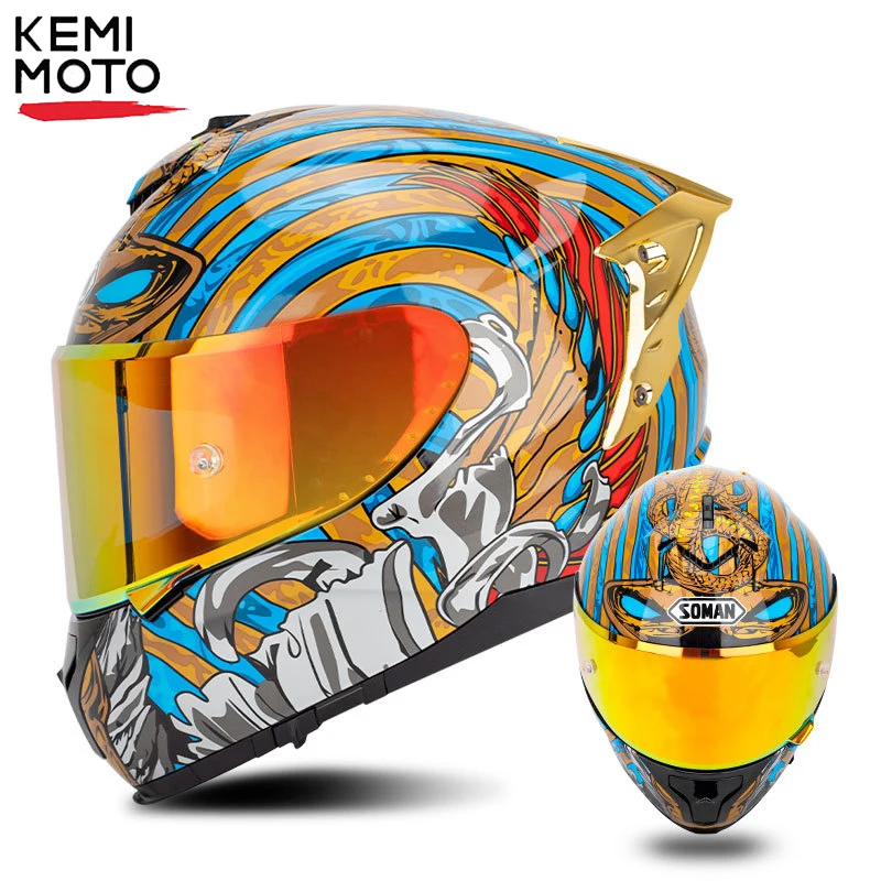 Motorcycle-Helmets-Scooter-Riding-Moto-Helmet-ECE-DOT-Approved-Full ...