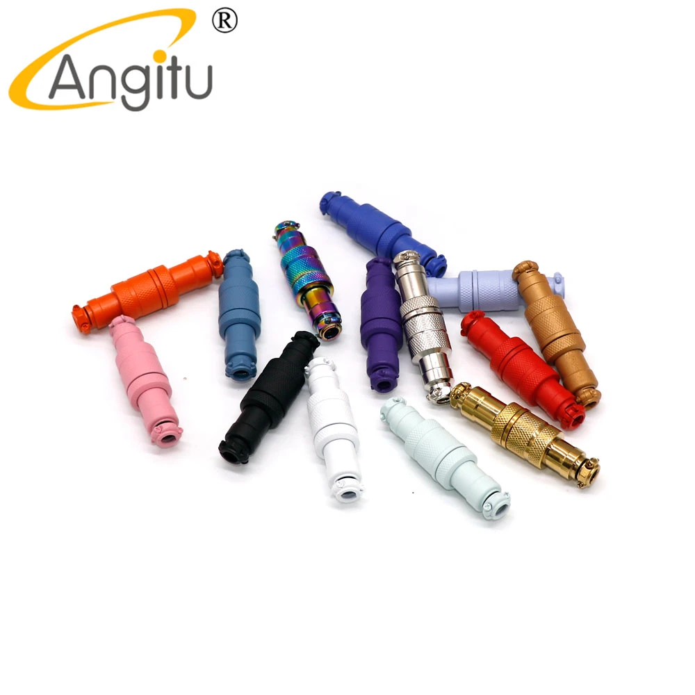 Angitu 13 Colors GX16 4Pin Aviator Connector 1Set For Mechanical ...