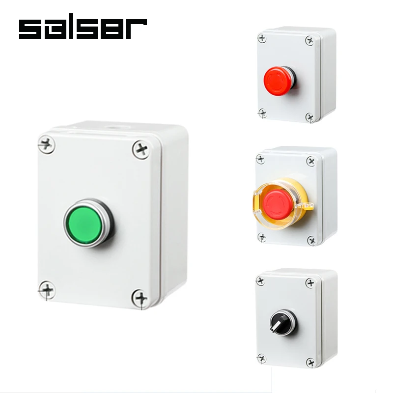 Waterproof-Push-Button-Box-Emergency-Stop-Start-Switch-Power-Supply ...