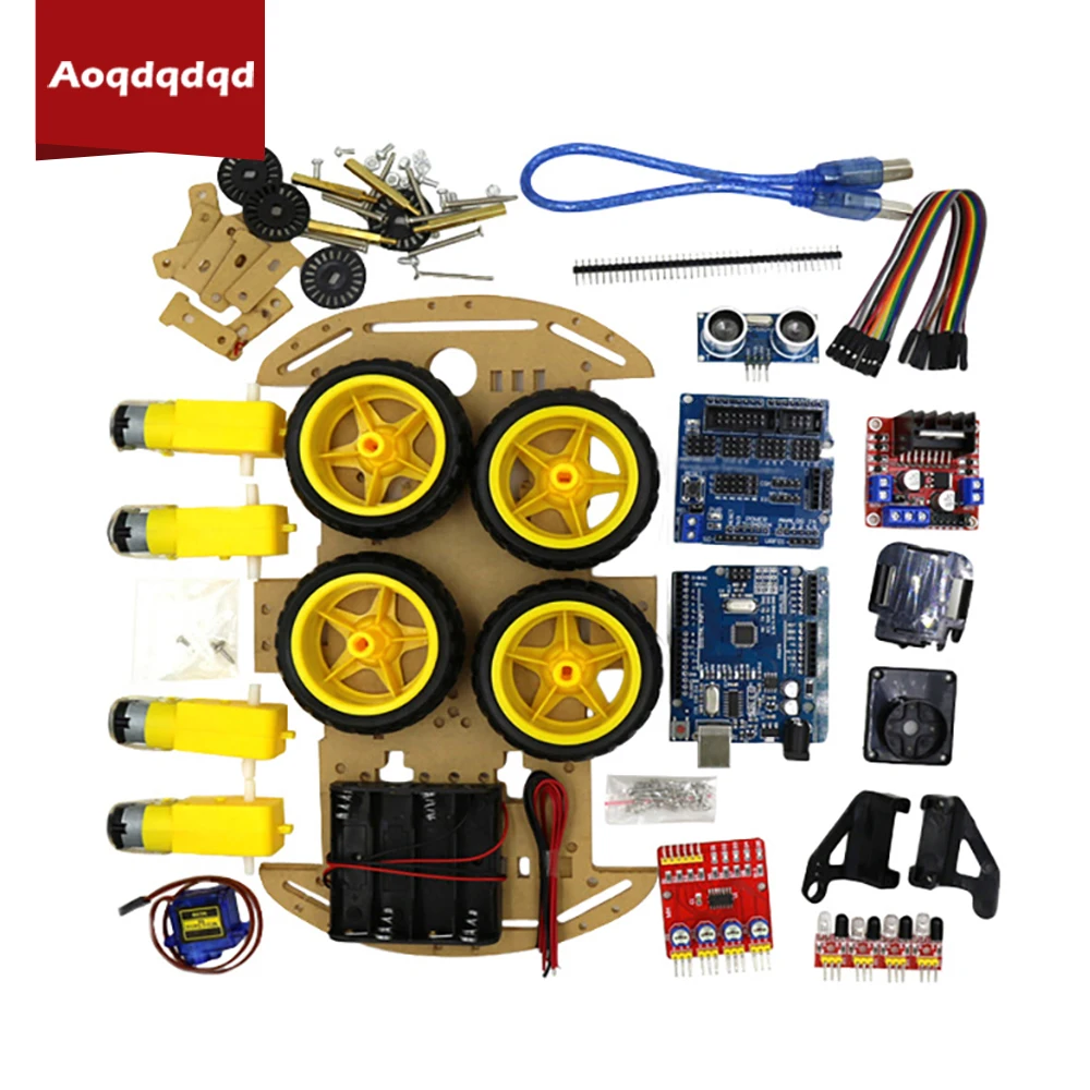 New-Avoidance-Tracking-Motor-Smart-Robot-Car-Chassis-Kit-Speed-Encoder ...