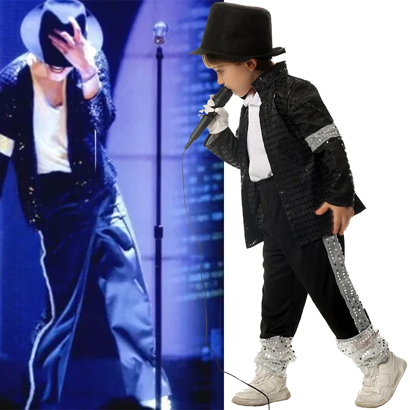 Disfraz de superestrella para Halloween, traje de Michael Jackson ...