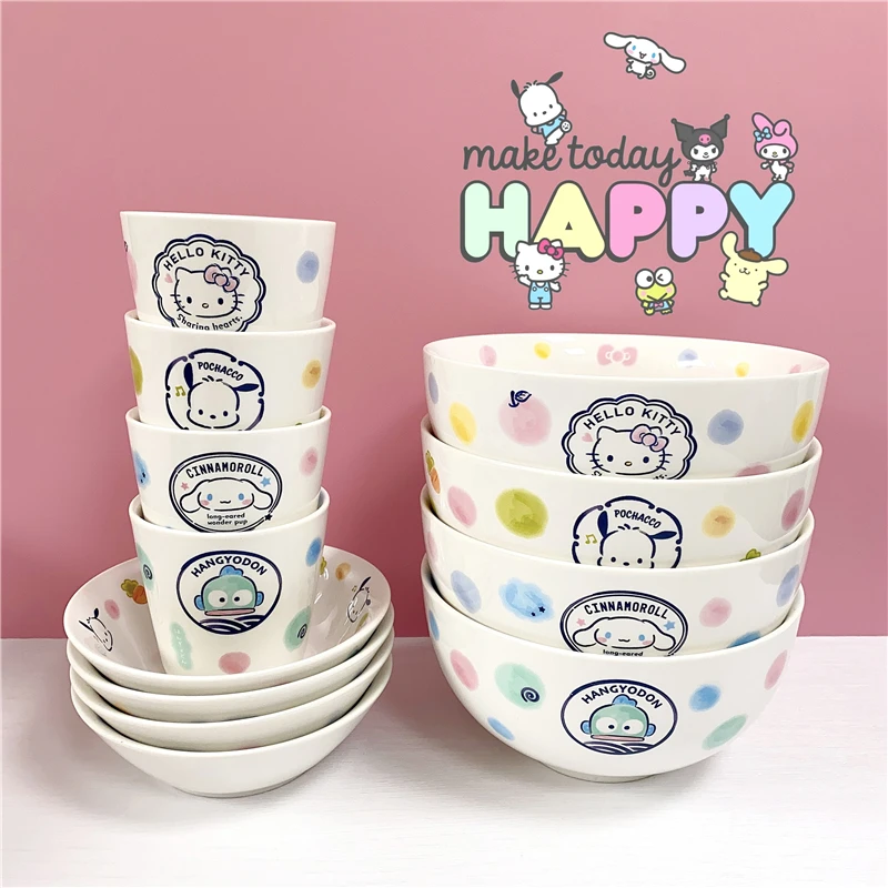 Sanrio Cinnamoroll Hello Kitty New Ceramic Cups And Bowls Pachacco ...