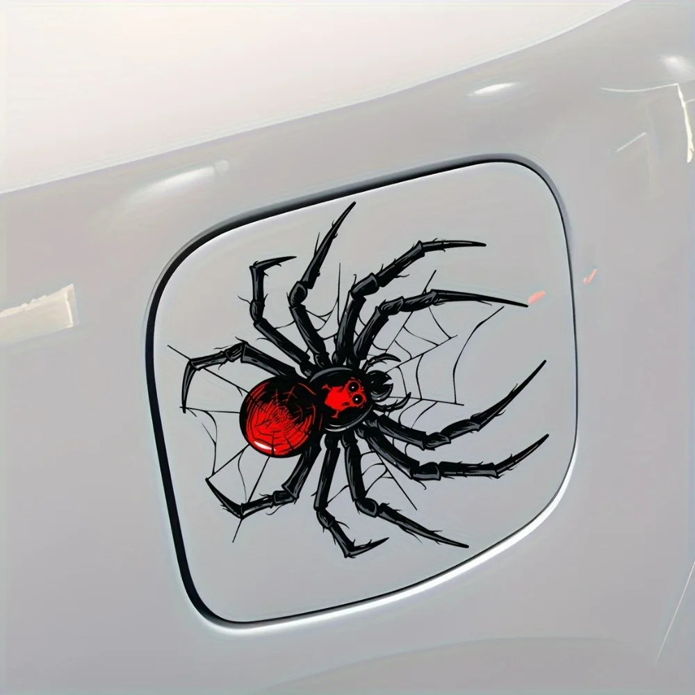 1PC Funny Spider Motorcycle Stickers Waterproof DIY Motorbike Side ...