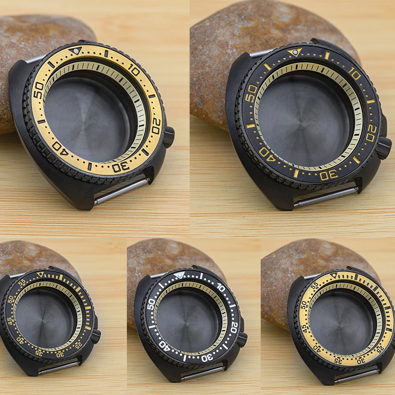 Black-Turtle-SKX6105-Watch-Case-SKX6309-Abalone-Case-For-Seiko-Mod-NH35 ...