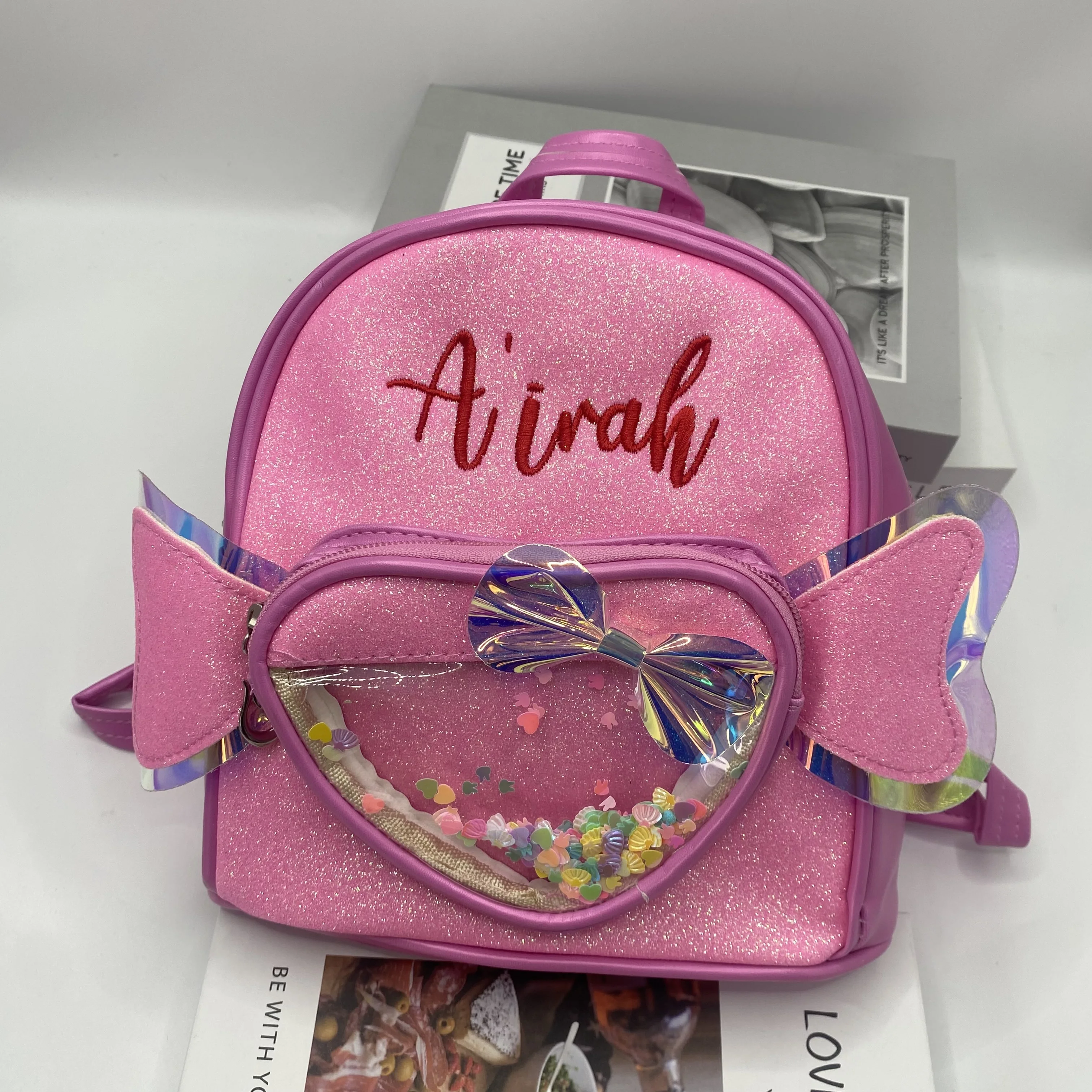 PU-Candy-Backpack-Mini-Backpack-Personalized-Name-Student-School-Bag ...