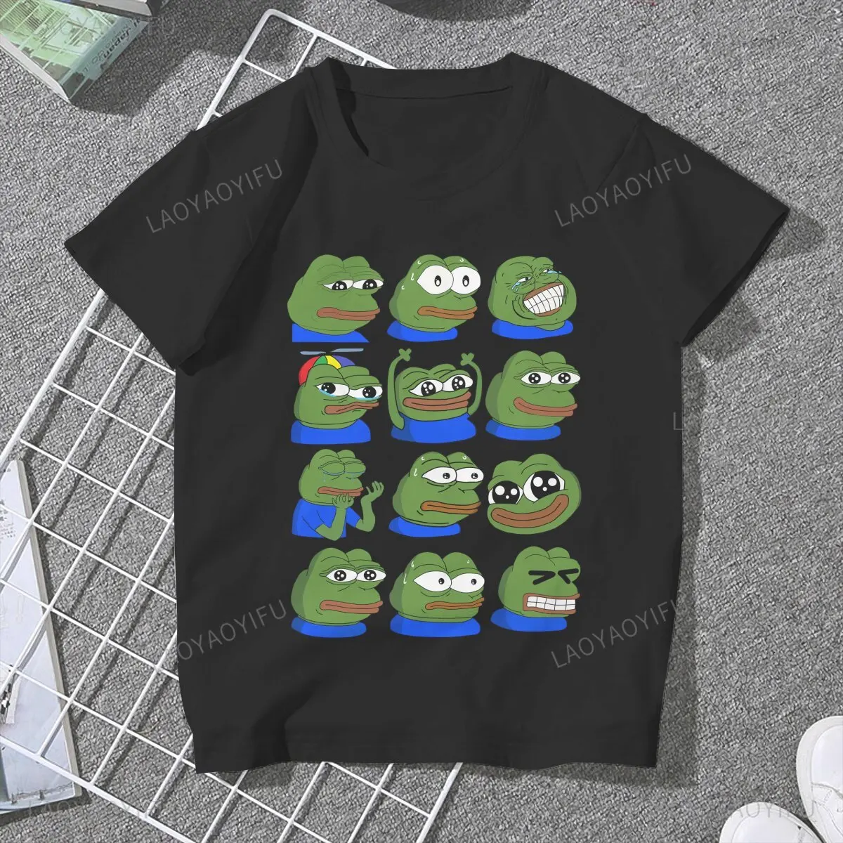 Pepe-Frog-Animal-Girls-Y2k-Graphic-Tees-Overload-Women-s-Cotton-TShirt ...