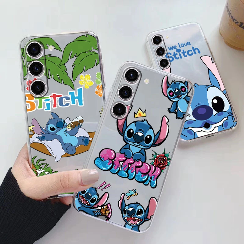For-Samsung-Galaxy-A35-5G-Phone-Case-Stitch-Angel-Lilo-Anime-Cartoon ...
