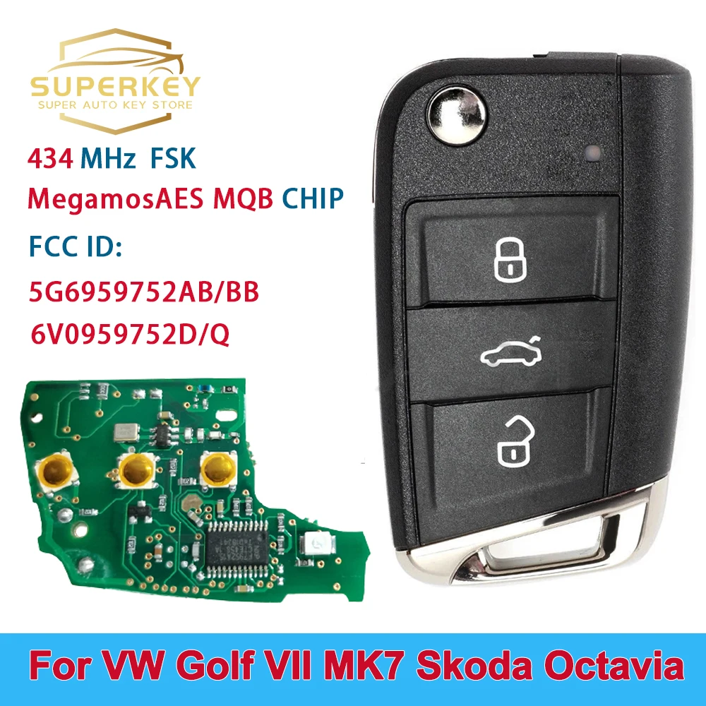 SUPERKEY-Remote-Car-Key-Megamos-AES-MQB-Chip-For-2012-2015-VW-Golf-Mk7 ...