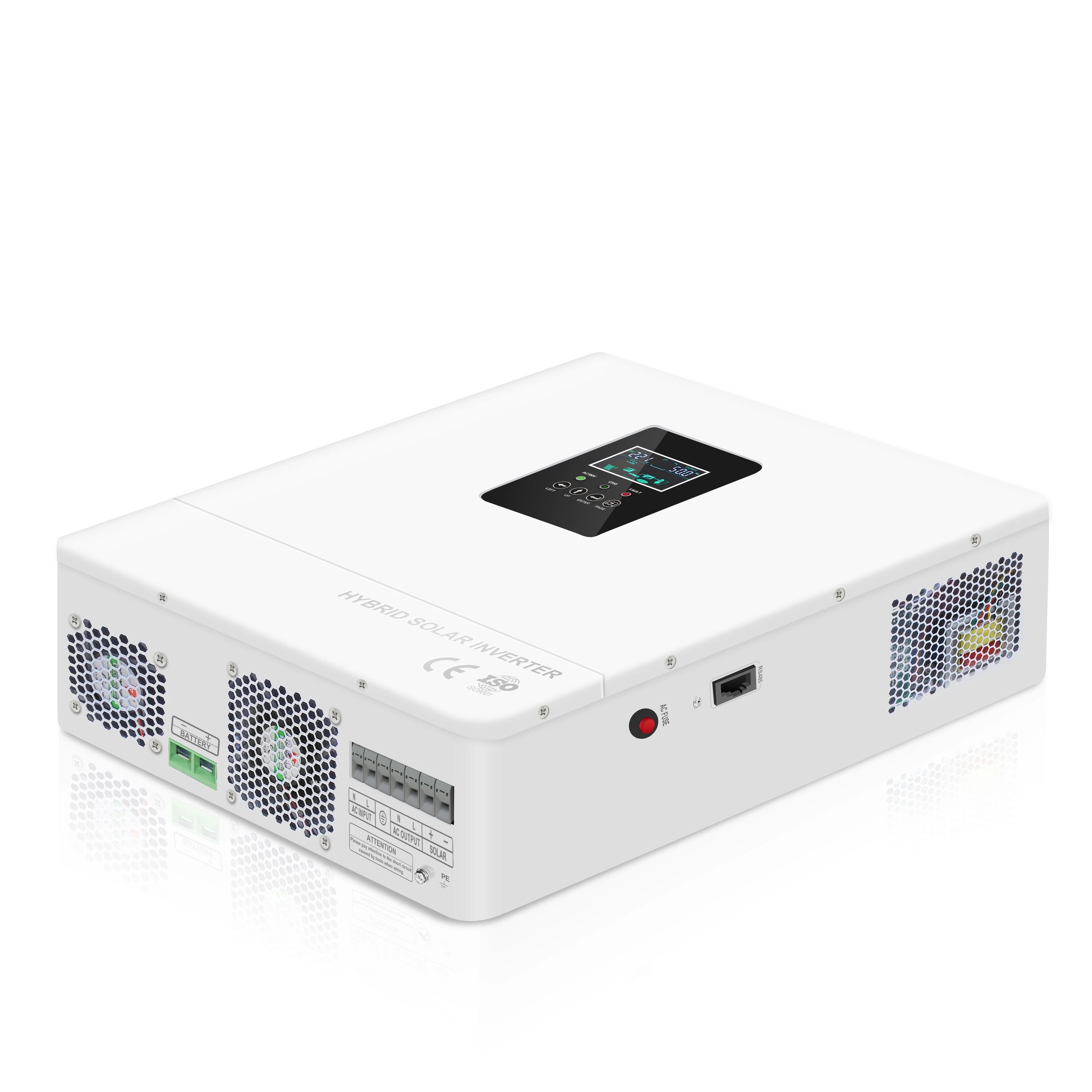 HP 24V High Frequency Off Grid Solar Inverter 3.2KW Hybrid 220VAC Pure ...