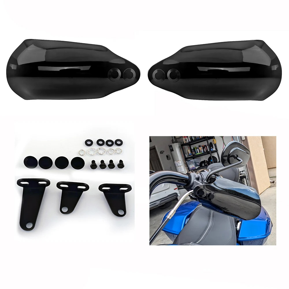 Motorcycle Handguards Protection Falling For Harley Touring Road King ...