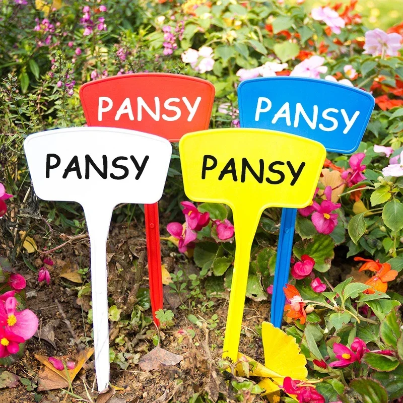 Waterproof-Plant-Tags-Garden-Nursery-Label-Flower-Pots-Writing-Plate ...