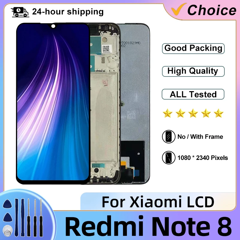 Para Xiaomi Redmi Note 8 pantalla LCD MONTAJE DE digitalizador con ...