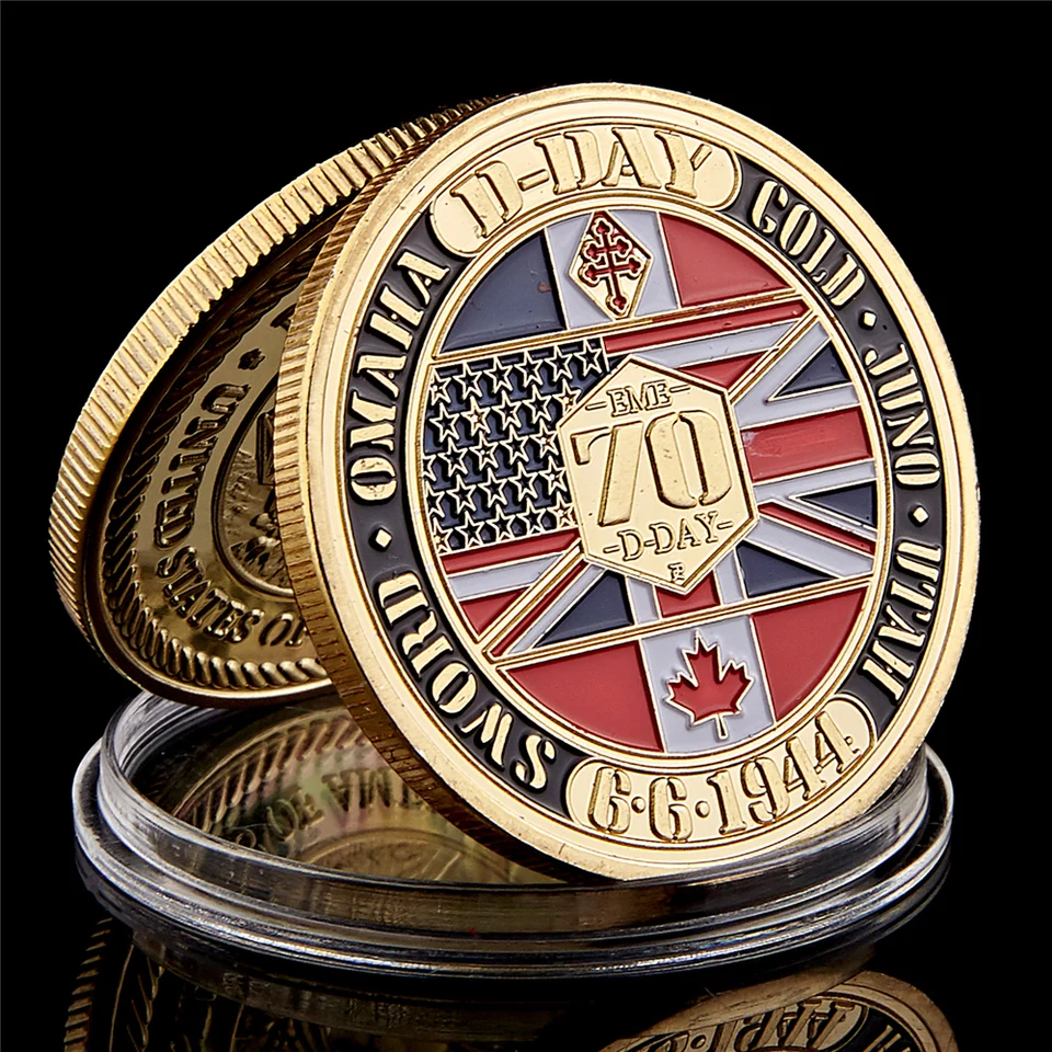 Challenge Coin WWII D-Day Commemorative Coin - Normandy Landing ...