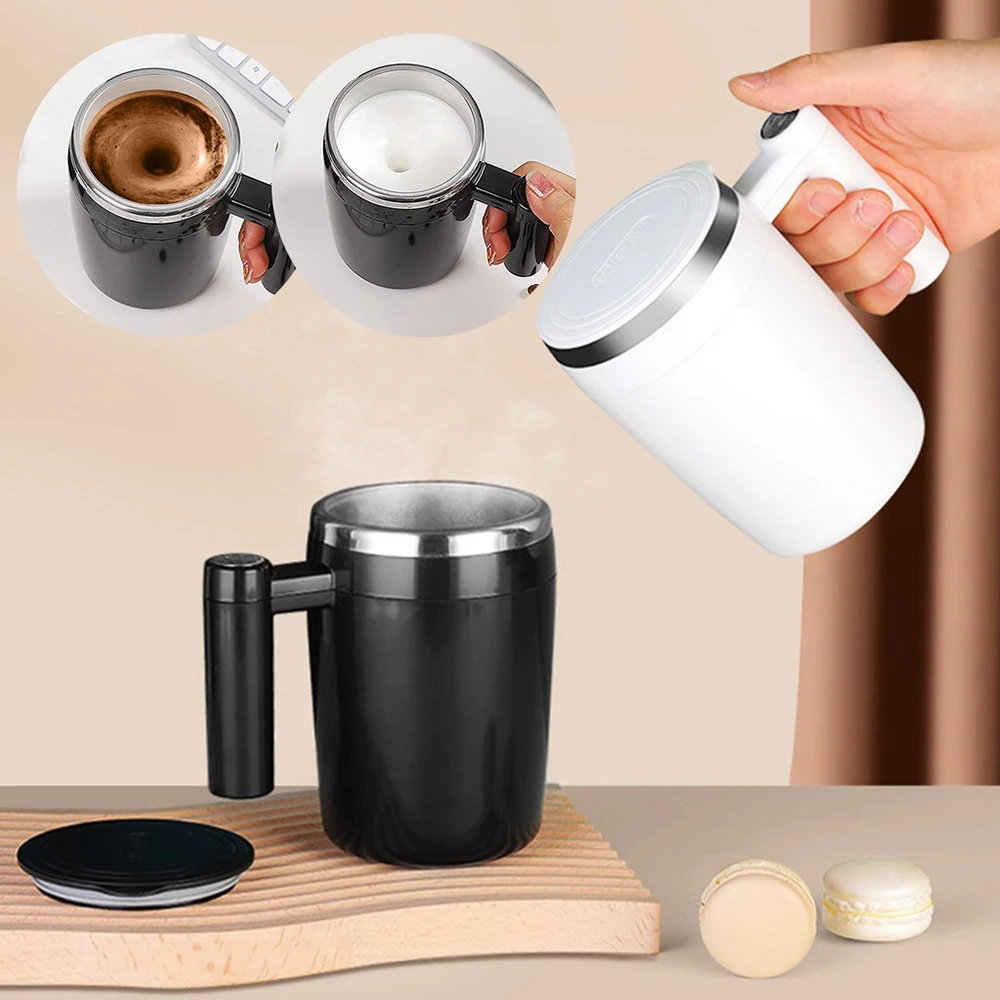 USB Self Stirring Mug Coffee Cup Rechargeable Automatic Stirring Cup ...