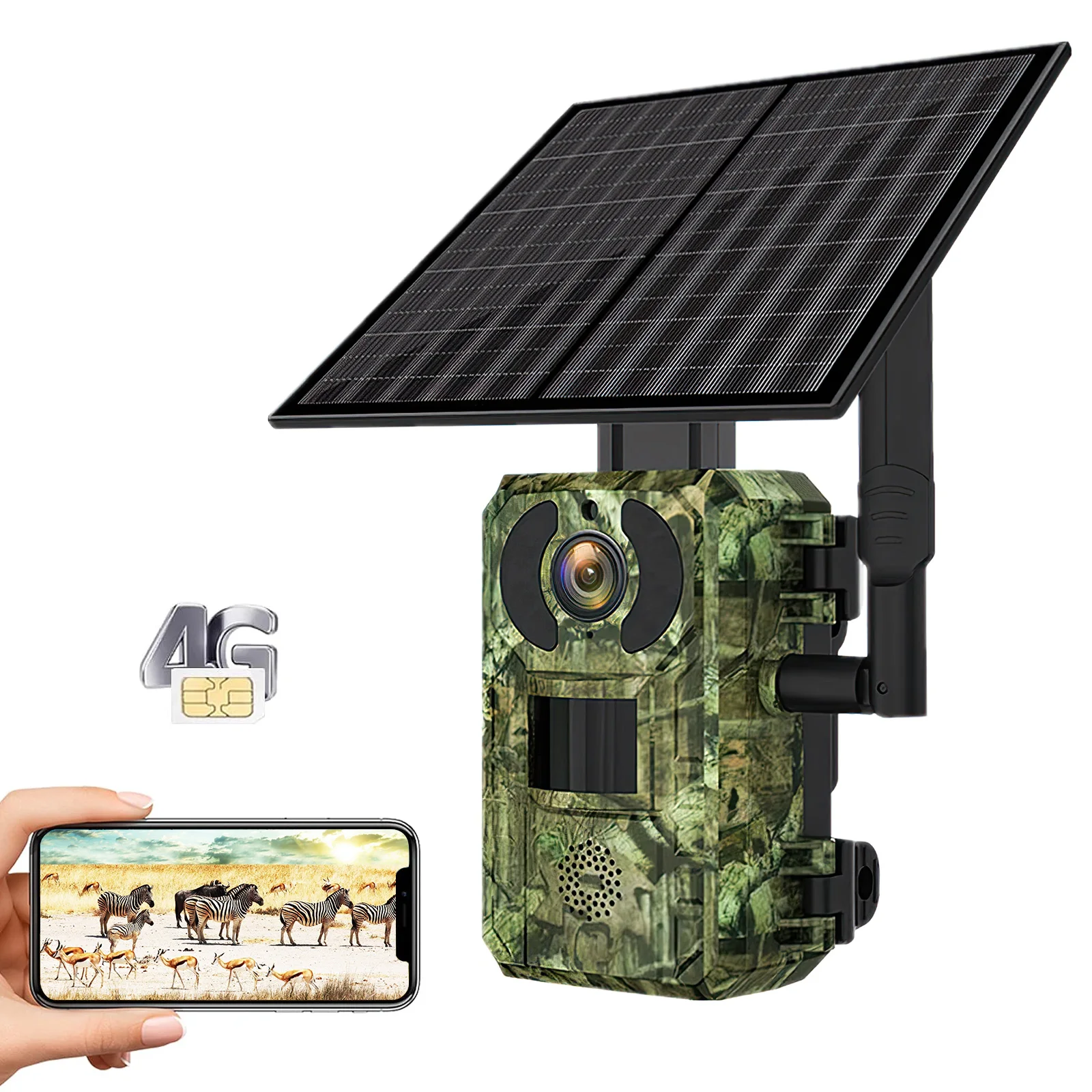 4G-SIM-solar-camera-Hunting-Trail-Camera-Wildlife-Tracking-Surveillance ...