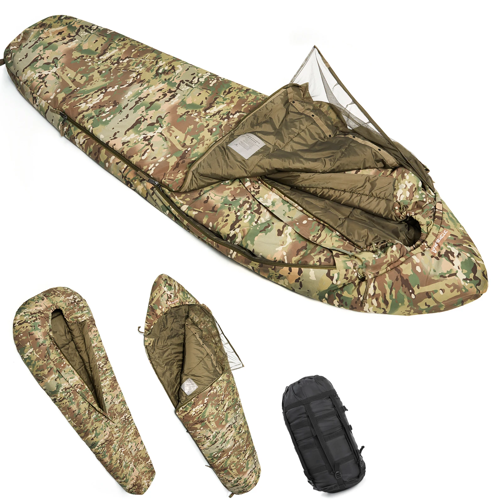 MT Military Modular Rifleman Sleeping Bag System 2.0 with Bivy Cover ...