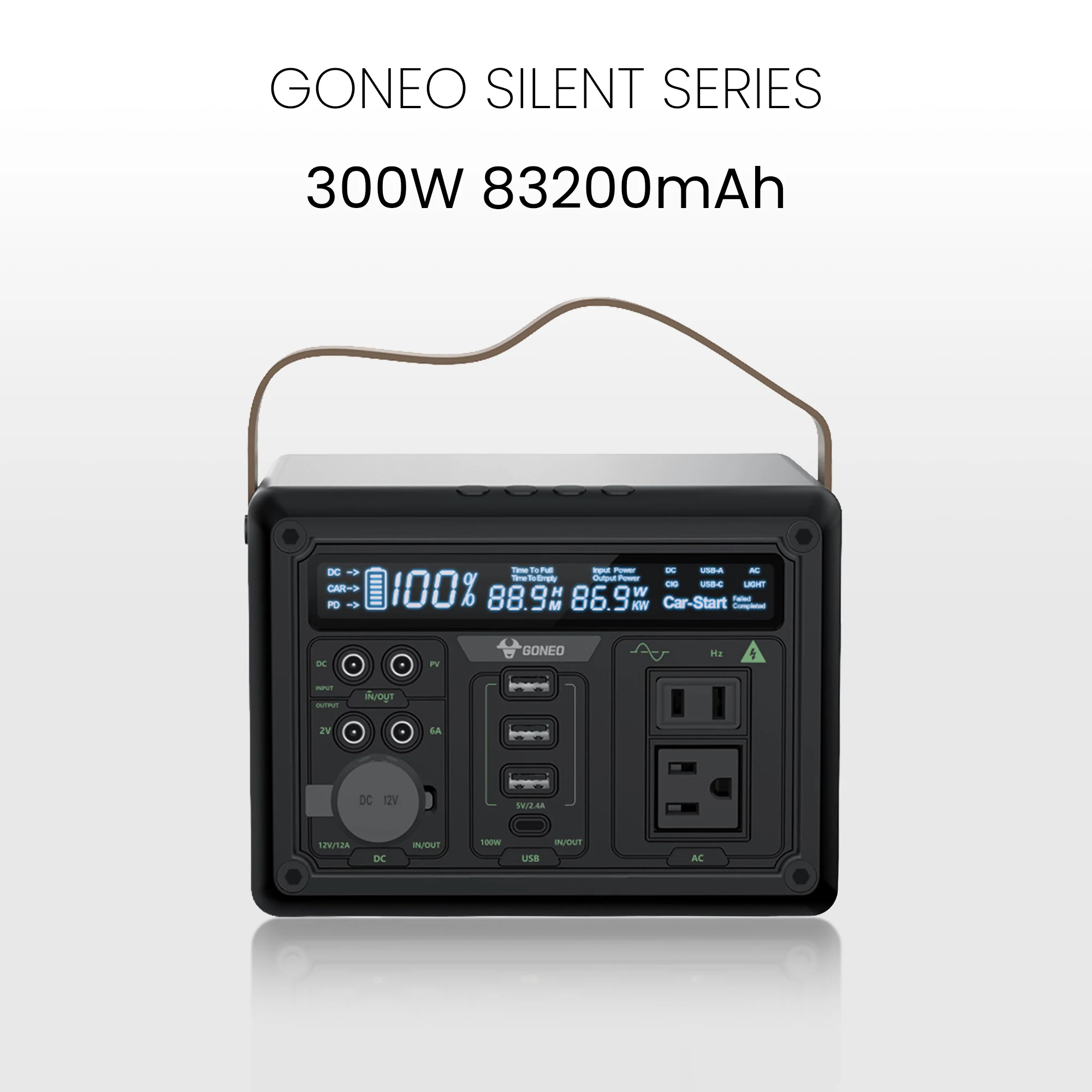 Goneo 300w Portable Power Station 83200mah Rvs Backup Li Battery ...