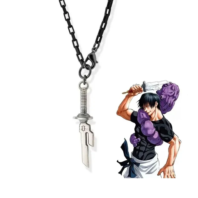 Anime-Jujutsu-Kaisen-Toji-Fushiguro-Cosplay-Necklace-Inverted-Spear-of ...