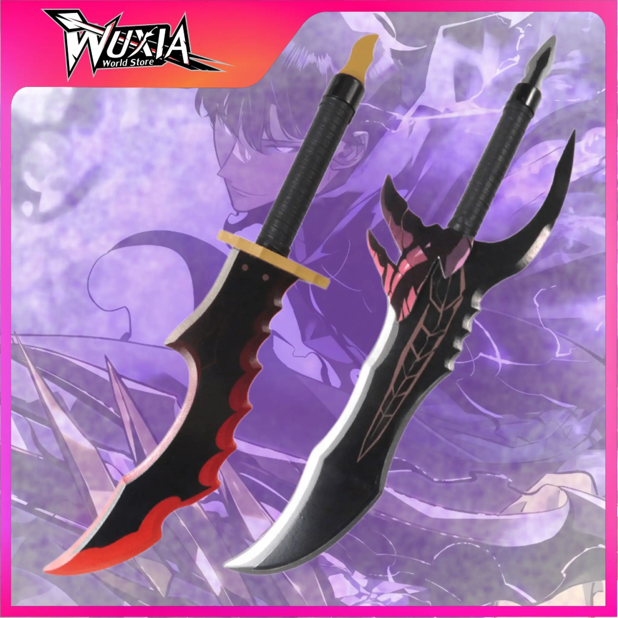 52cm-Solo-Leveling-Weapon-Knight-Slayer-Sword-Blade-Anime-Peripheral ...