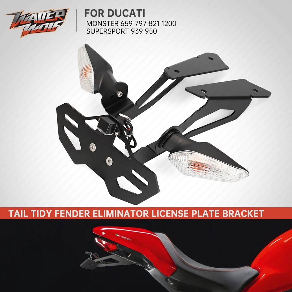 Tail-Tidy-Fender-Eliminator-License-Plate-Bracket-For-DUCATI-Super ...