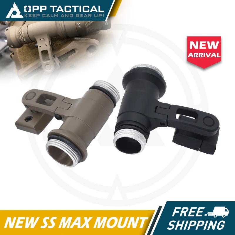 New-2024-SS-MAX-Helmet-Mount-for-SF-M300-M600-Scout-Light-Flashlight ...