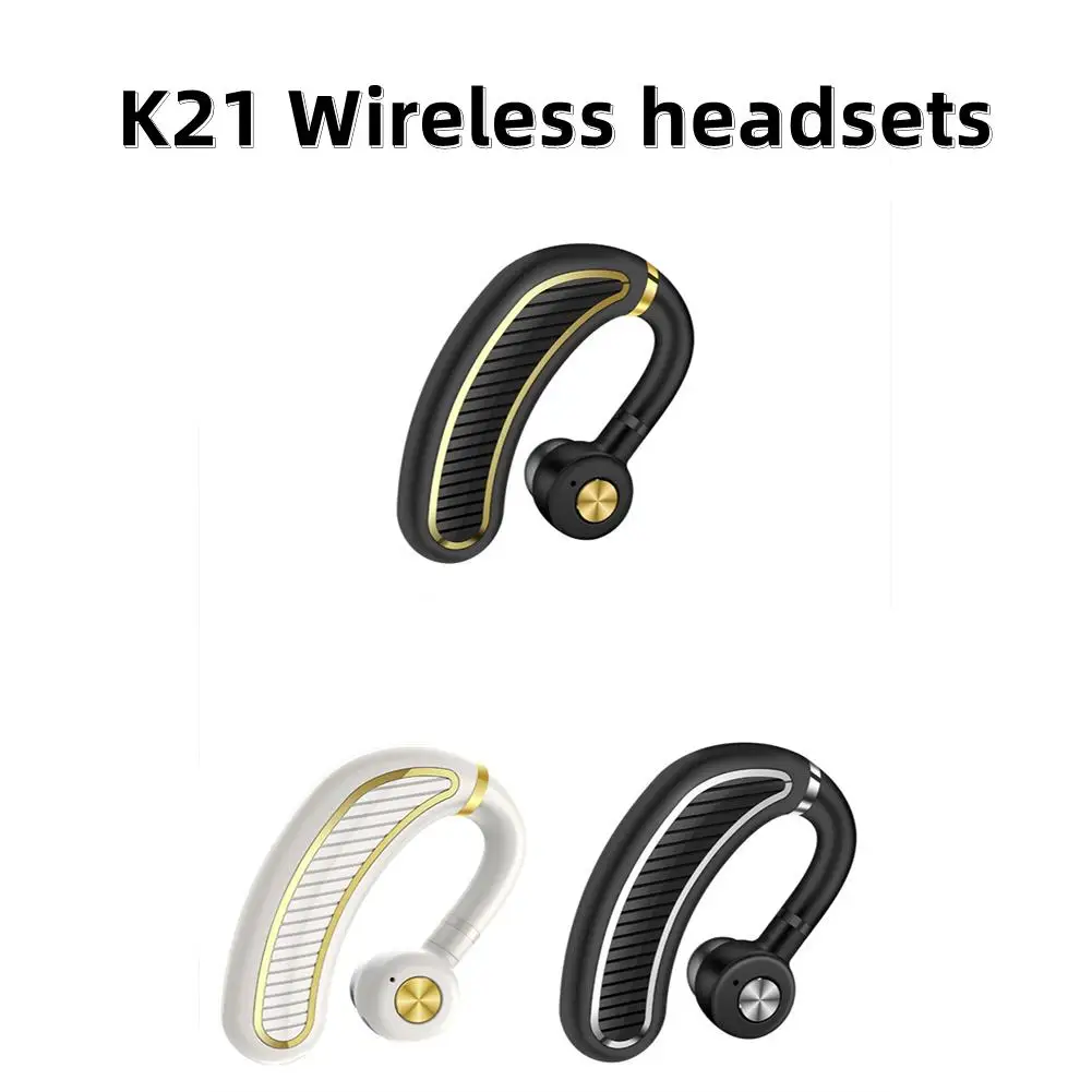 K21 Earphone Headset Headphones | Single Ear Bluetooth Headphones - K21 Wireless - Aliexpress