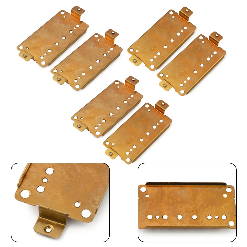 2Pcs-Neck-Bridge-Pickup-Baseplate-Copper-Nickel-Brass-Durable-Humbucker ...