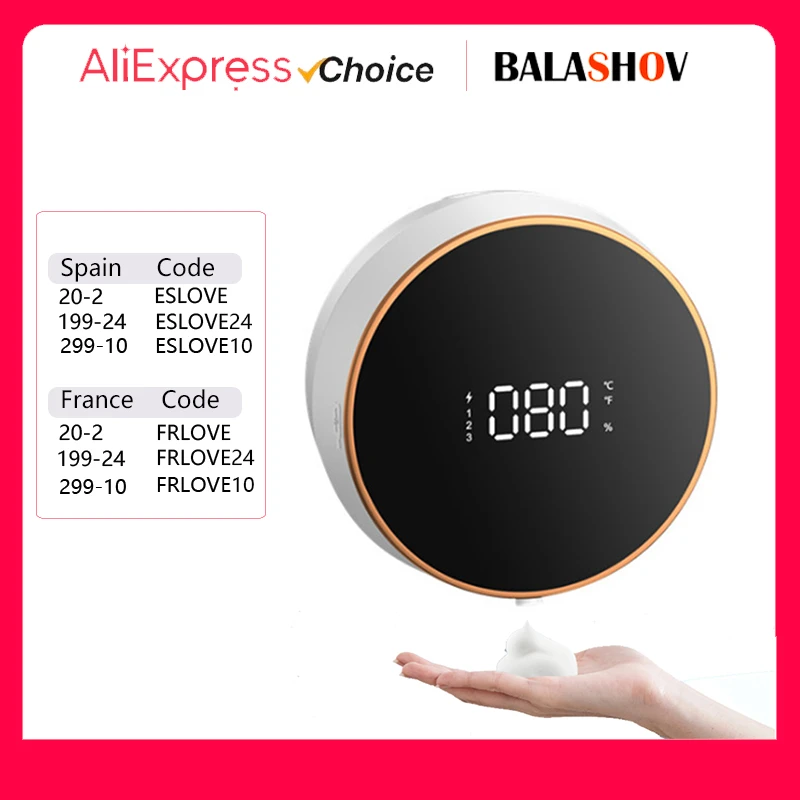 Touchless Automatic Sensor Soap Dispenser Foam Type-C Charging Smart ...