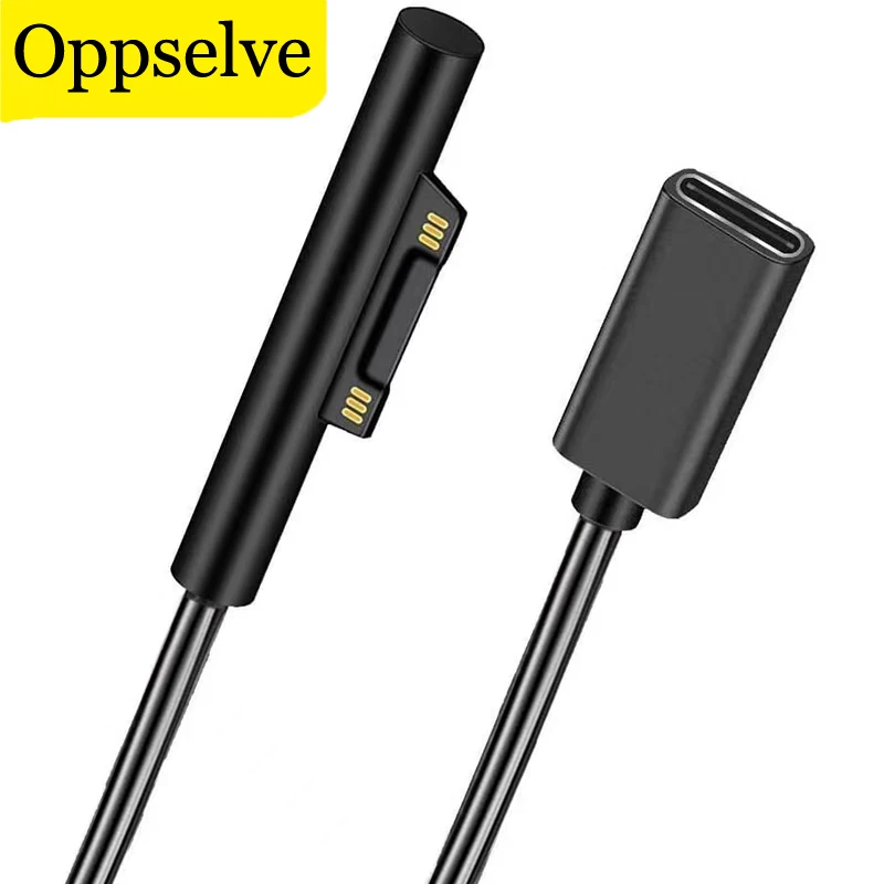 Cable de carga rápida para Microsoft Surface Pro 7 6 5 4 3 USB C PD 15V ...