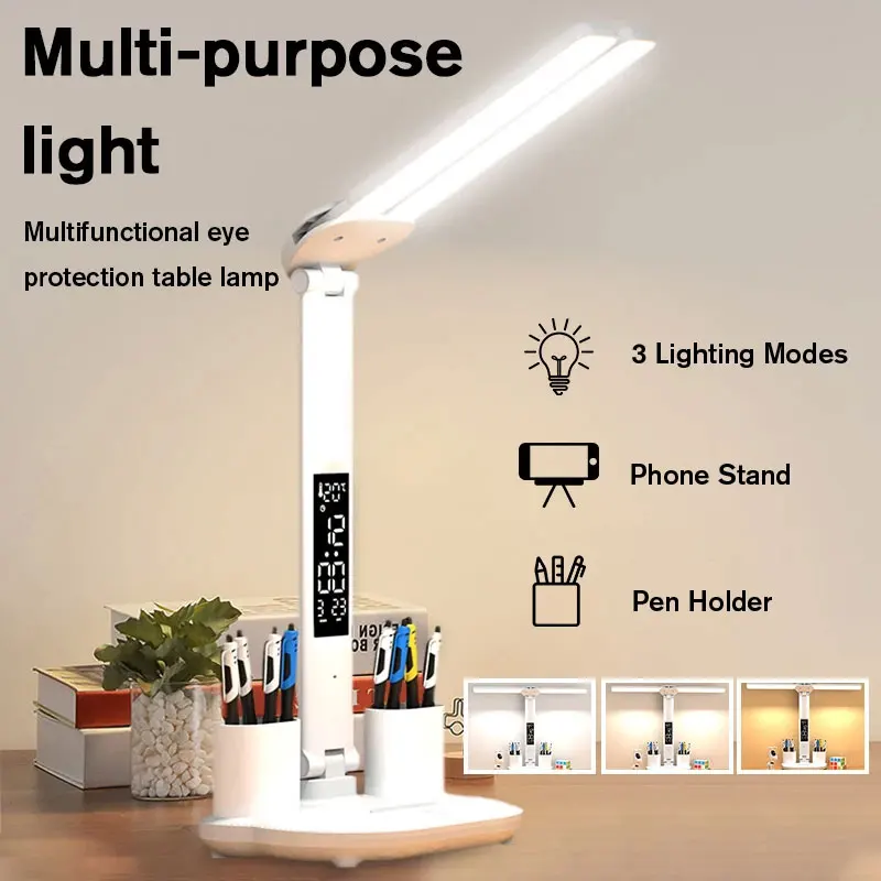 LED-Clock-Table-Lamp-USB-Chargeable-Dimmable-Desk-Lamps-2-Cabe-as-180 ...