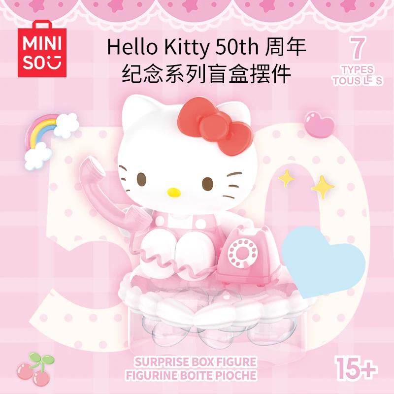 MINISO-Sanrio-Series-Hello-Kitty-50th-Anniversary-Series-Blind-Box ...