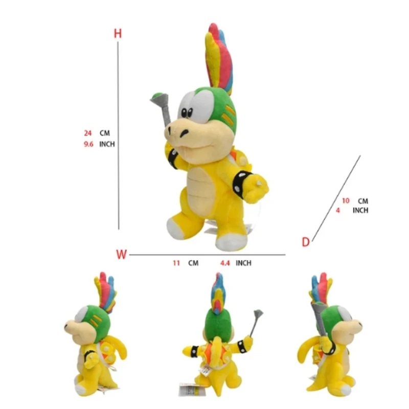 25 Styles Super Mario Bowser Koopa JR Ludwig Roy Morton Anime Figures ...