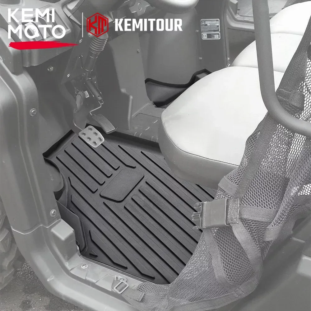 KEMIMOTO-UTV-Front-Floor-Mats-Compatible-with-Can-Am-Defender-HD5-HD8 ...